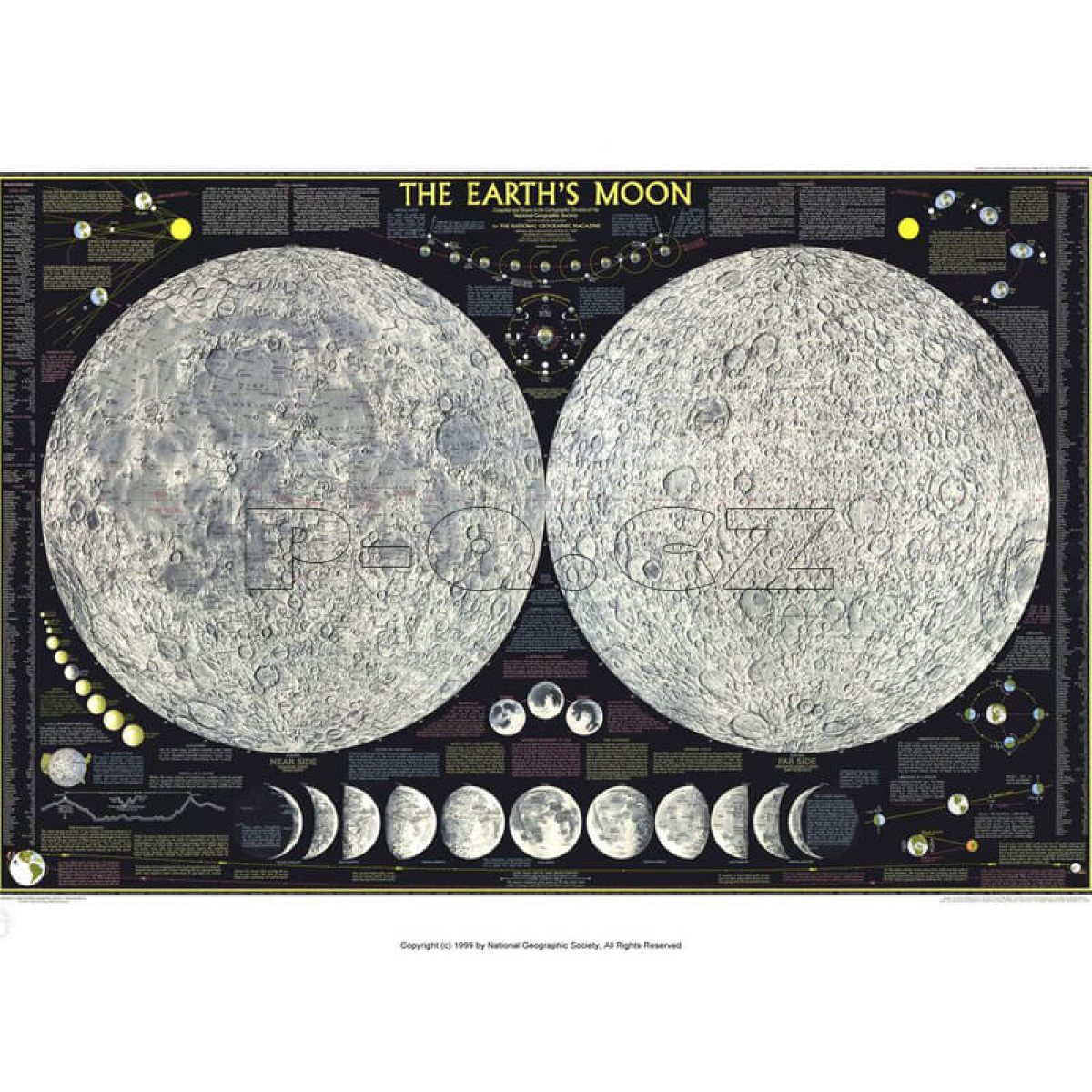 BUY INFRARED HEATER-PICTURE - MAP OF THE MOON 1969